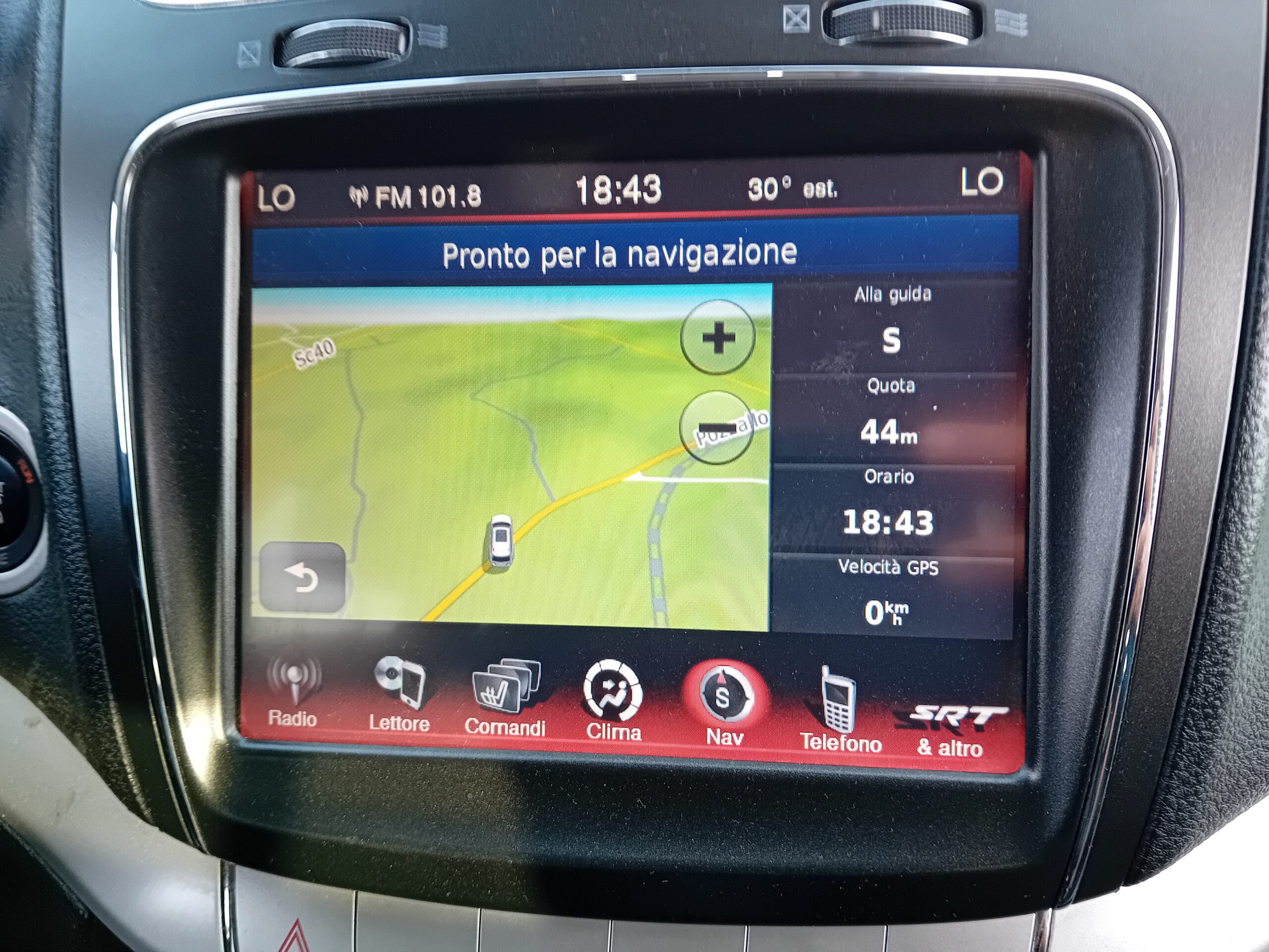 Display Monitor FIAT FREEMONT 20154040900 completo di cornice - Auto ...